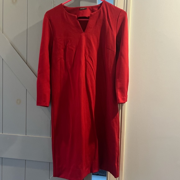 J. McLaughlin | Dresses | Jmclaughlin Xs Red Dress | Poshmark